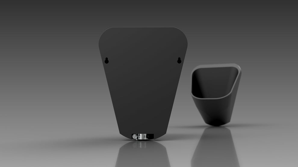 Urinal - Proprietary Anti-Splash Design, Wall-Mounted Mini-Urinal ...